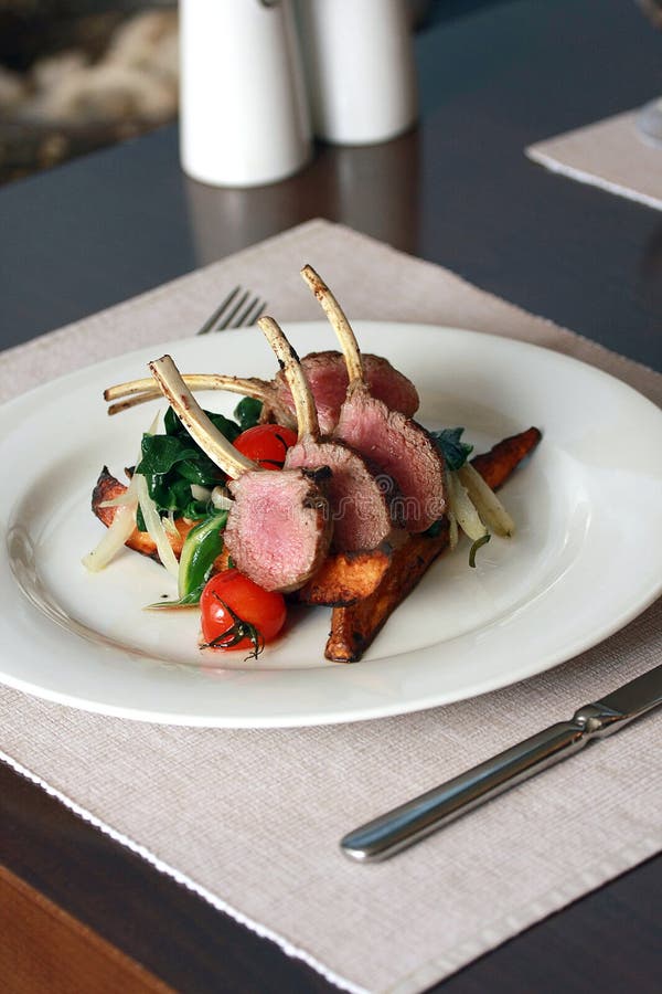 Roast Leg of Lamb stock photo. Image of herb, rosemary - 10417636