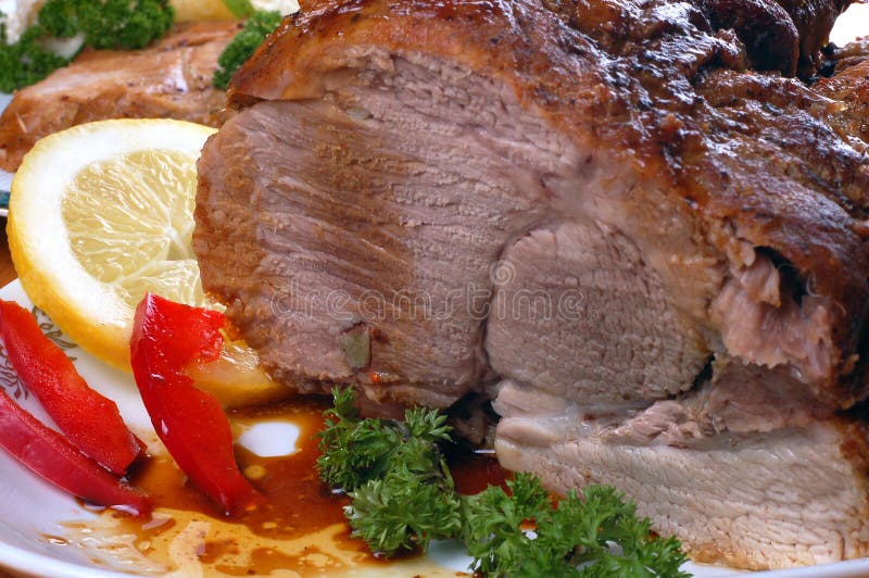 Roast-meat stock photo. Image of hunger, hungry, pork - 4339908