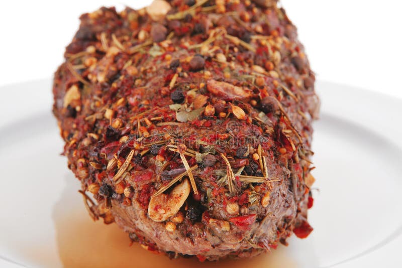 Roast meat block stock photo. Image of roast, recipe - 16025222