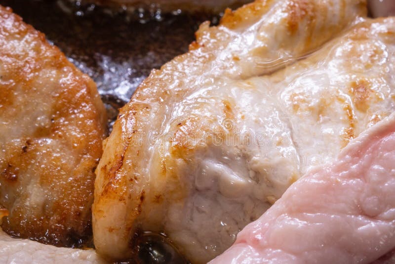 Roast meat close up stock image. Image of meat, kitchen - 141266233