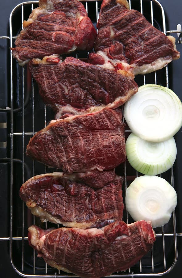Roast Meat on Electrical Roaster Stock Image - Image of fillet ...