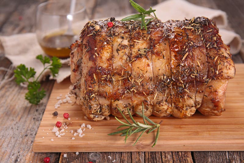 Roast meat stock image. Image of food, background, fillet - 61130965
