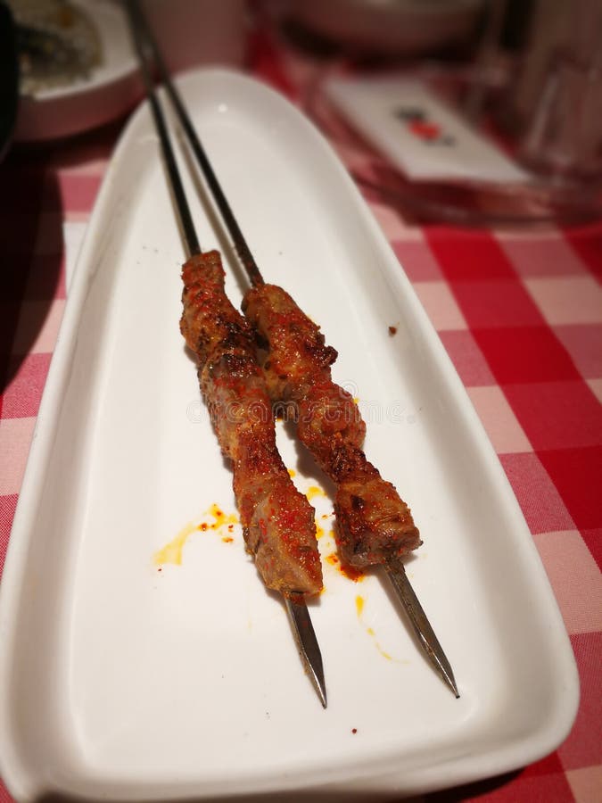 Roast mutton stock image. Image of delicious, barbecue - 122958581