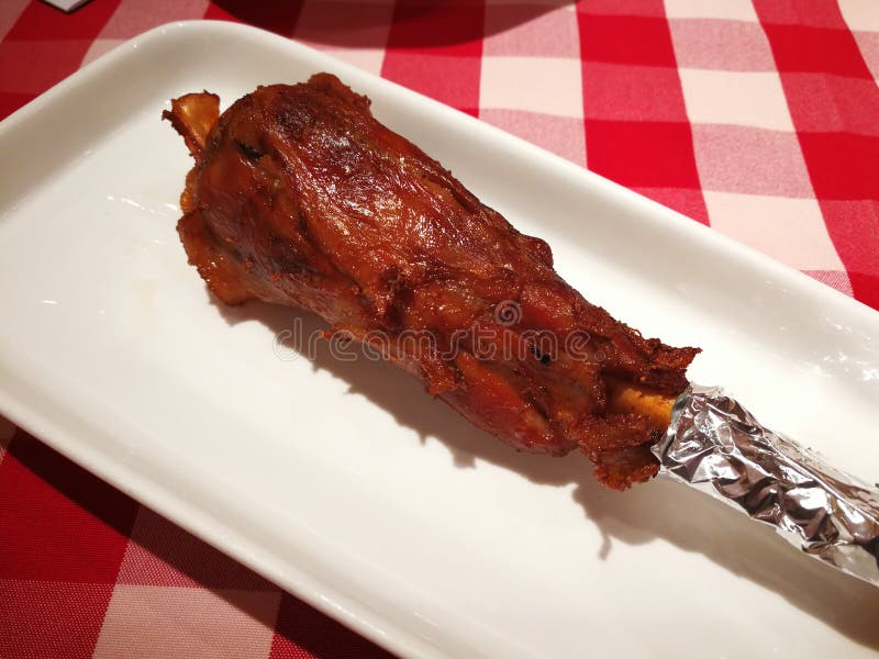 Roast mutton stock photo. Image of roasted, delicious - 122959006