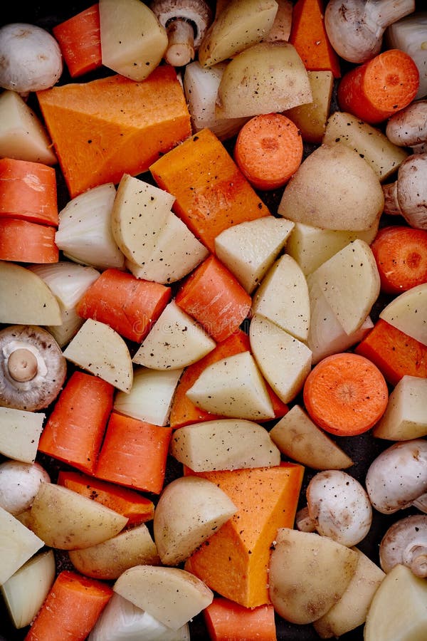 Roast Vegetables stock image. Image of barbecue, healthy - 78597483