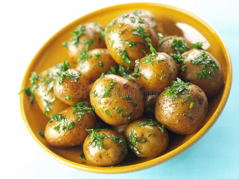 Raw Baby Potatoes in a Sack Stock Photo - Image of harvest, fresh: 31423308