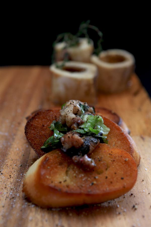Roasted Bone Marrow stock image. Image of marrow, gourmet - 26446357