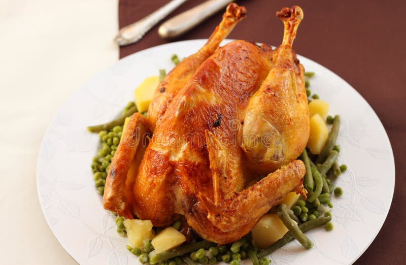 Roasted Capon Stock Photo - Image: 22689590