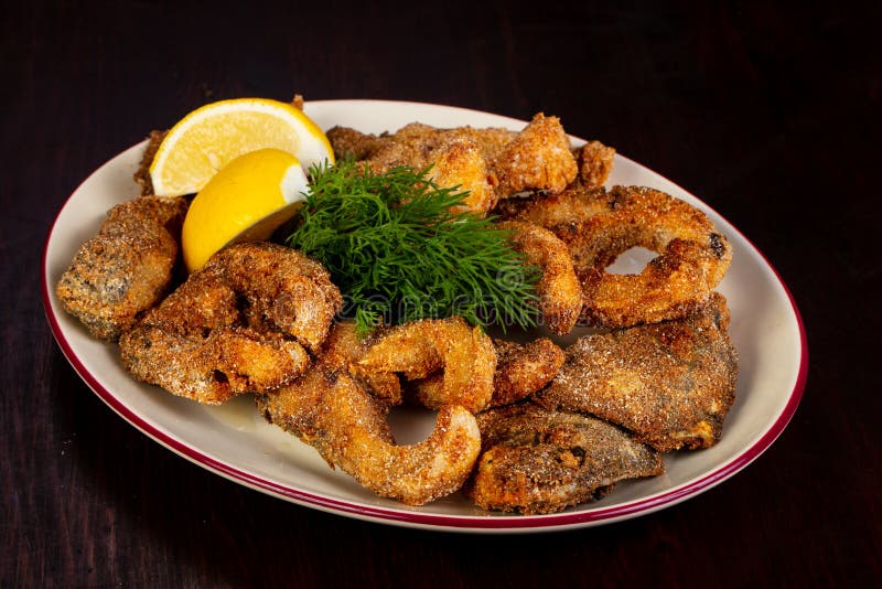 Roasted carp fish stock image. Image of gourmet, fresh - 123711397