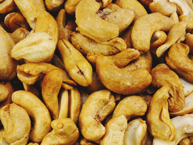 Roasted Cashew Nuts Top View Stock Photo - Image of diet, bowl: 83515634