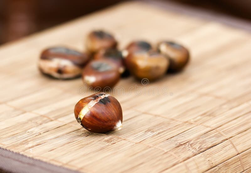 Roasted chestnuts stock photo. Image of chestnut, orange - 46912074