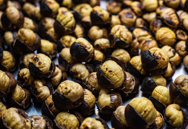 Roasted Chestnuts from Turkey. Stock Image - Image of chestnut, shell ...