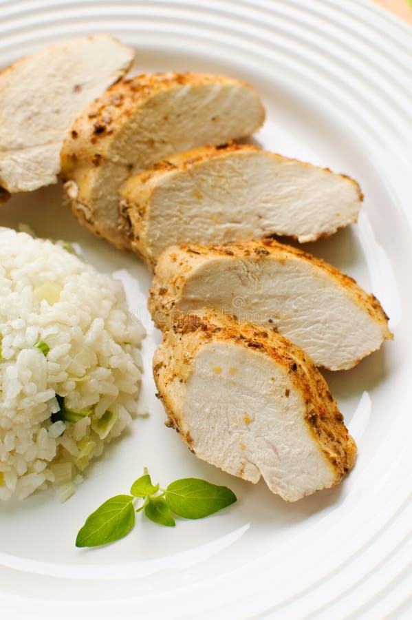 Chicken Fillet Meal stock photo. Image of dinner, breast - 19127496