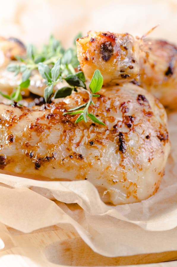 Roasted chicken stock photo. Image of dinner, roasted - 35775938