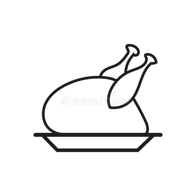Chicken Outlines Stock Illustrations – 291 Chicken Outlines Stock ...