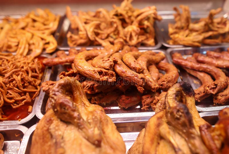 Roasted Chicken Waste in Sauce Stock Image - Image of cooking, healthy ...