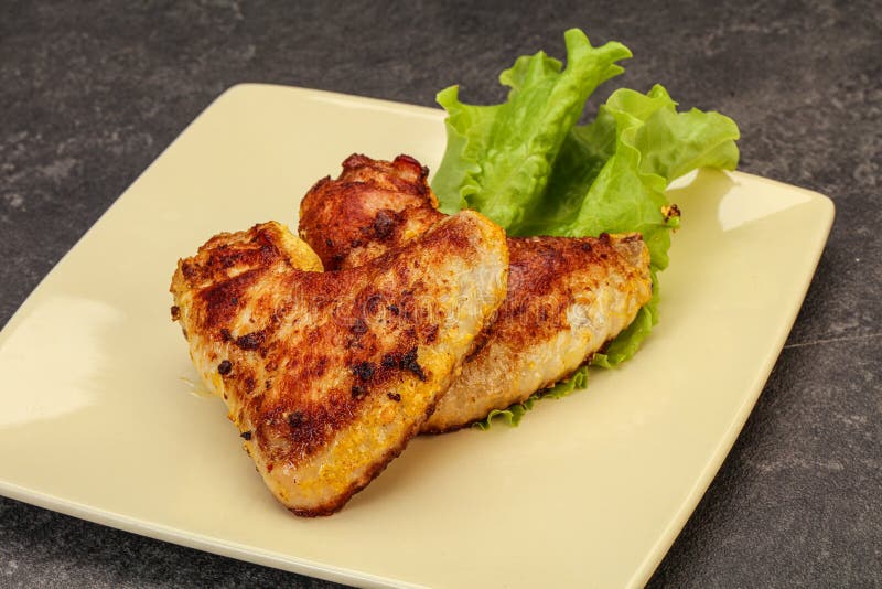 Roasted Chicken Wings with Spices Stock Photo - Image of wing, poultry ...