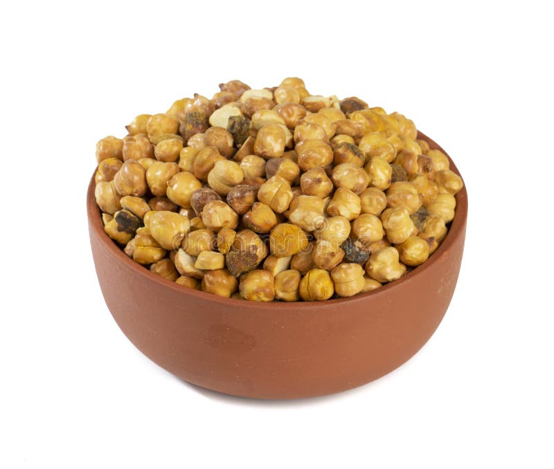 Roasted Chickpea or Dry Gram Stock Image - Image of indian, chana ...