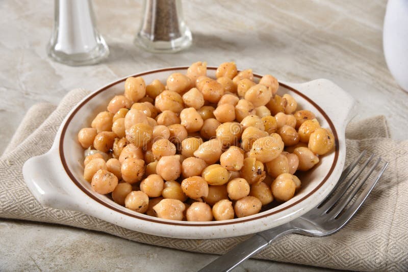 Roasted chickpeas stock image. Image of bowl, nutritious - 127569371
