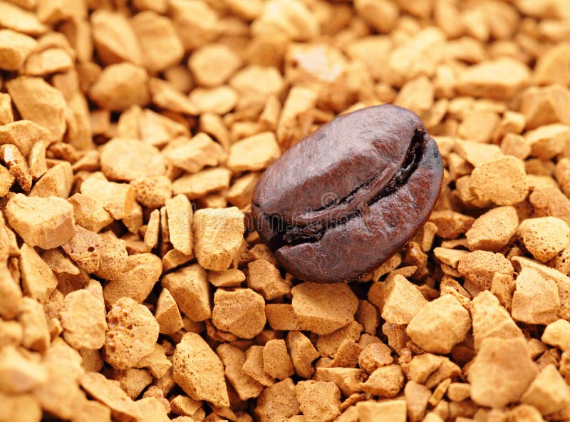 Roasted Coffee Bean and Coffee Powder Stock Image - Image of brown ...