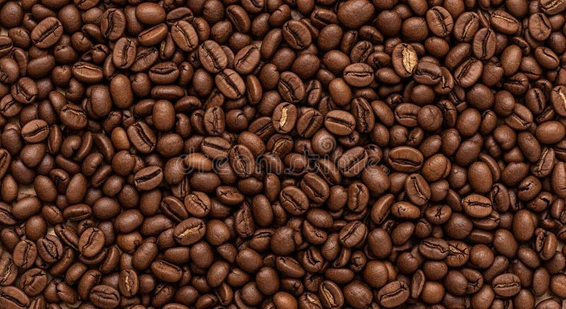 Roasted Coffee Bean Texture Background for Coffee Shop or Cafe Menu ...
