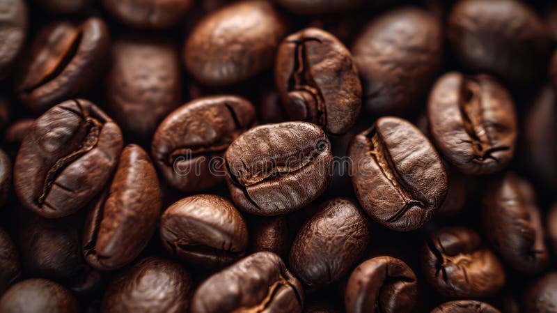 The Roasted Coffee Beans.AI Generated Image Stock Photo - Image of ...