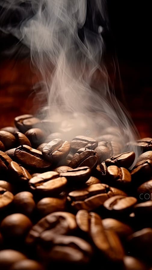 Roasted Coffee Beans. High Resolution. Stock Illustration ...