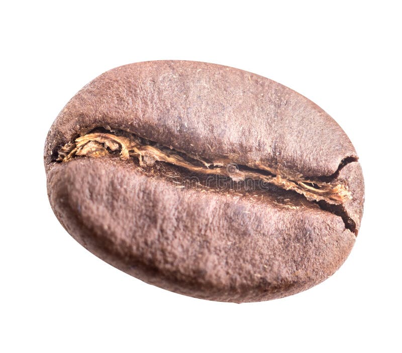 Roasted Coffee Beans Isolated with Shadow. Stock Photo - Image of dark ...