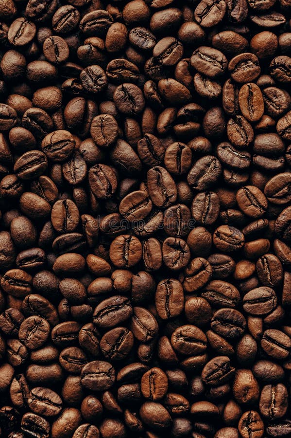Roasted Coffee Beans, Closeup Texture Stock Photo - Image of arabica ...