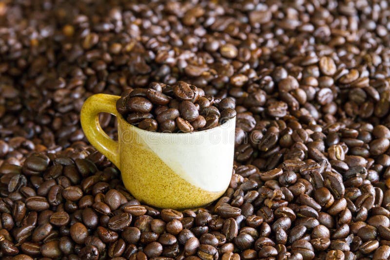Roasted Coffee stock photo. Image of beverage, mocha - 45942706