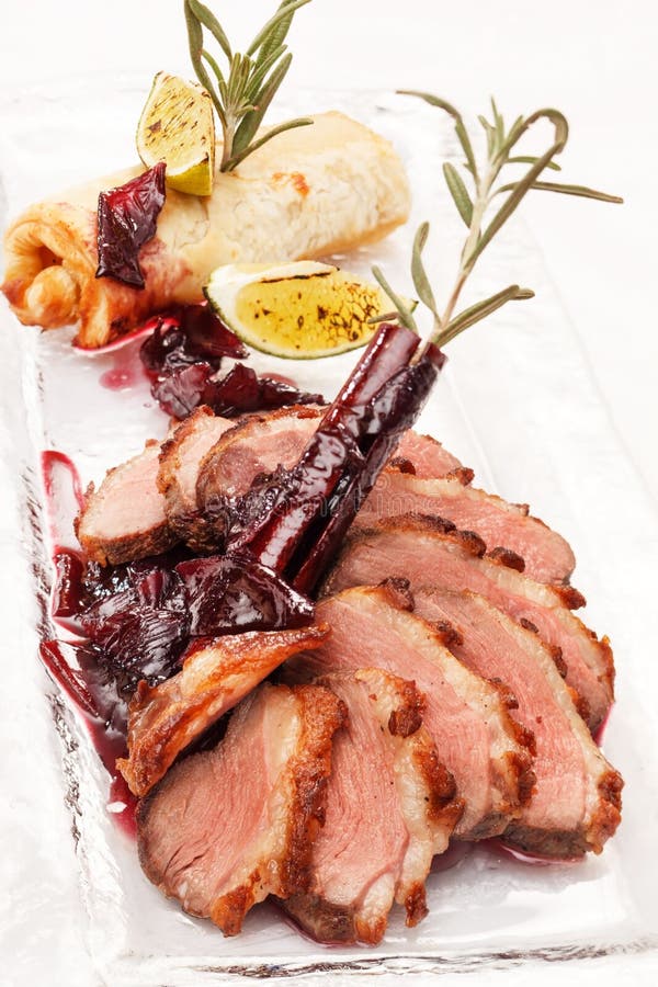 Roasted duck stock image. Image of duck, roasted, healthy - 28122537