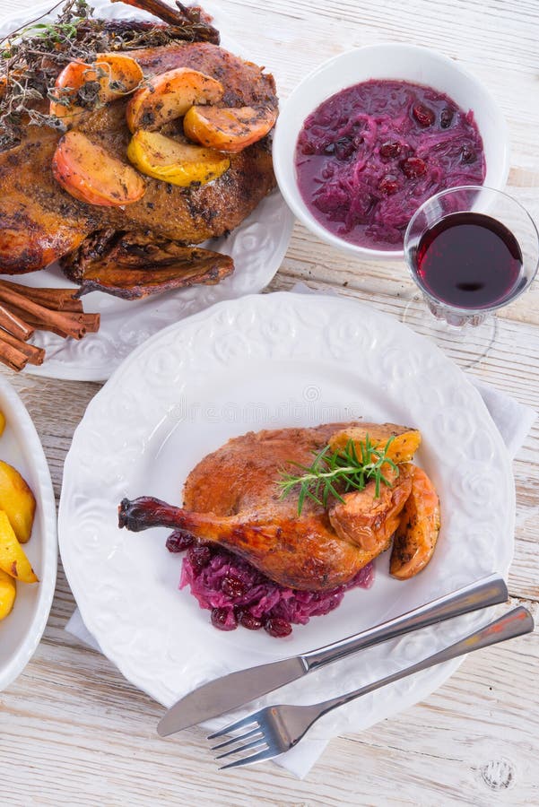 Roasted duck stock photo. Image of german, grilled, breast - 30377222