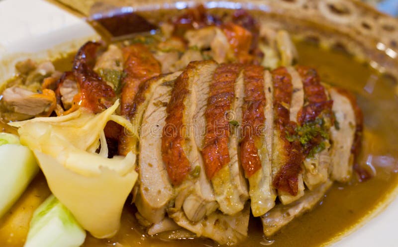 Roasted Duck stock image. Image of food, cook, meat, gourmet - 33578767