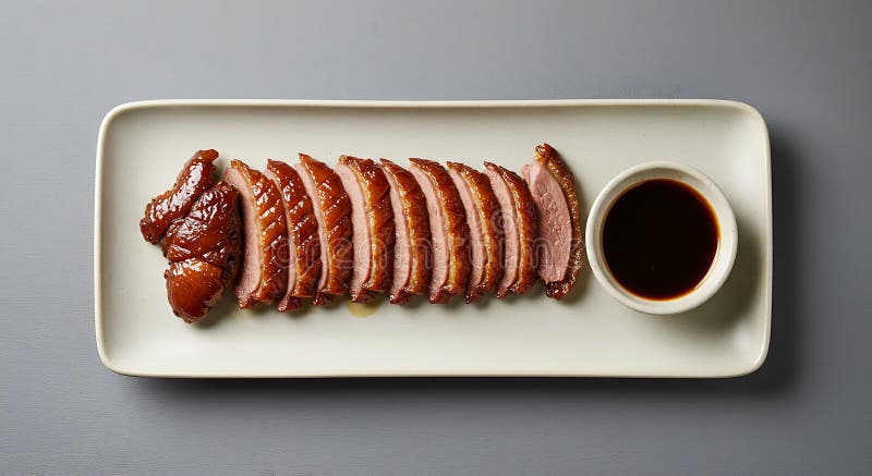 Roasted Duck Slices Refined Culinary Presentation Stock Photos - Free ...