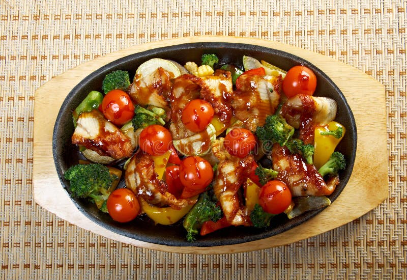 Roasted eel stock photo. Image of lifestyle, unagi, vegetable - 31364310