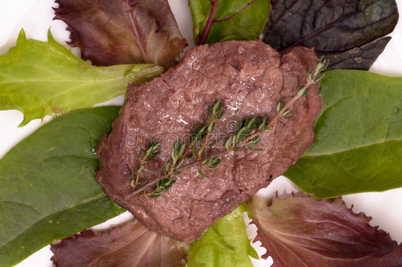 Roasted fillet of beef stock photo. Image of thymus, roast - 26928598