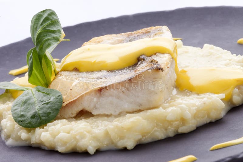 Roasted fillet of cod stock image. Image of haberdine - 177614239