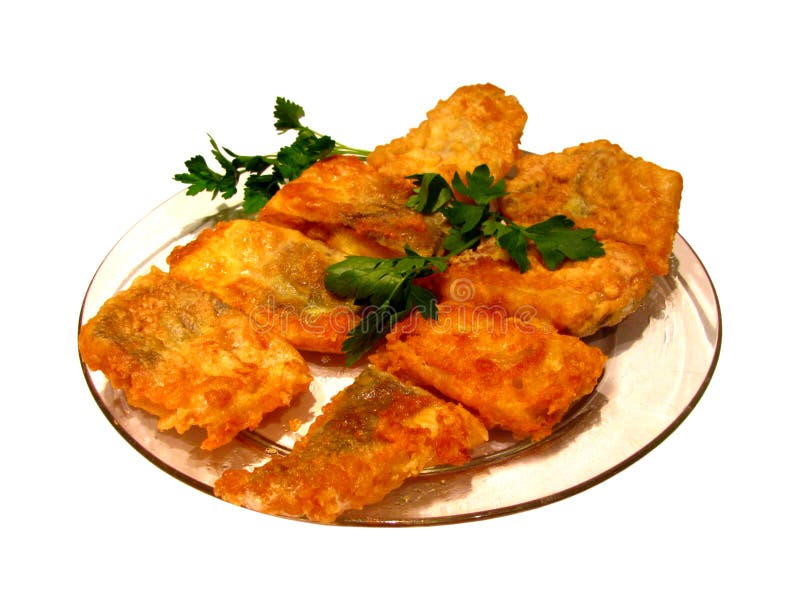 Roasted fish stock image. Image of food, protein, menu - 5100287