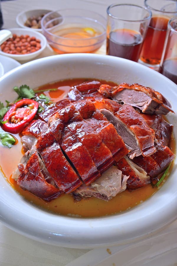 Roasted goose dish stock image. Image of wing, cuisine - 240440165
