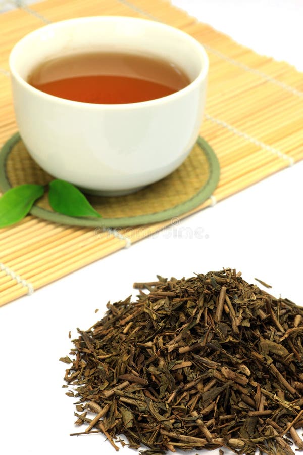 Roasted green tea stock photo. Image of drink, japan - 25050268