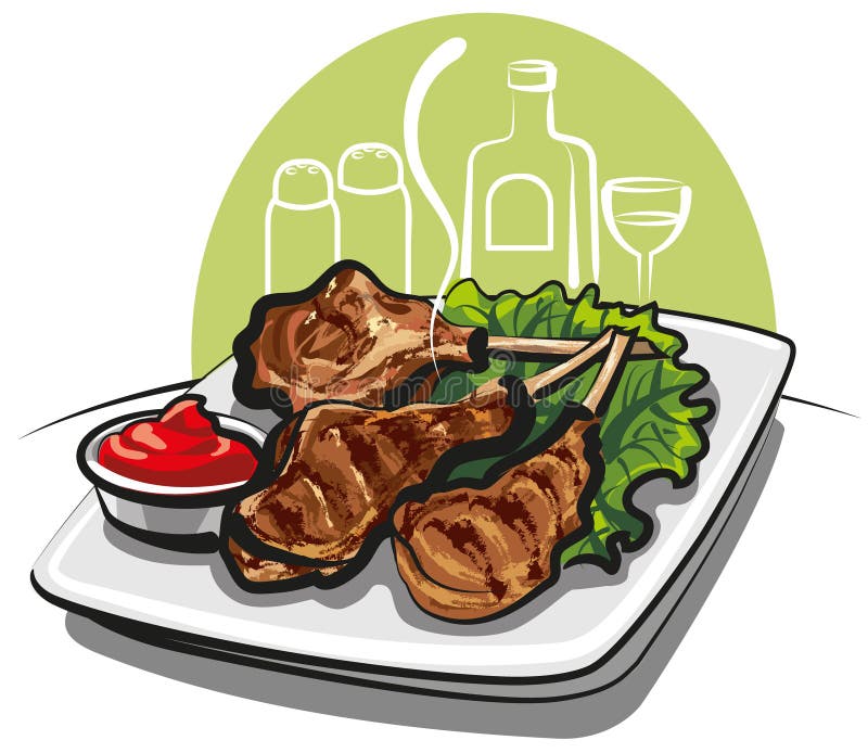 Lamb Chop Stock Illustrations – 4,406 Lamb Chop Stock Illustrations ...