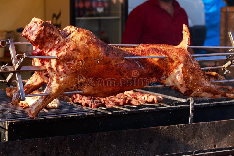 Grilled Sheep Cheese. Traditional Polish Local Food Stock Image - Image ...