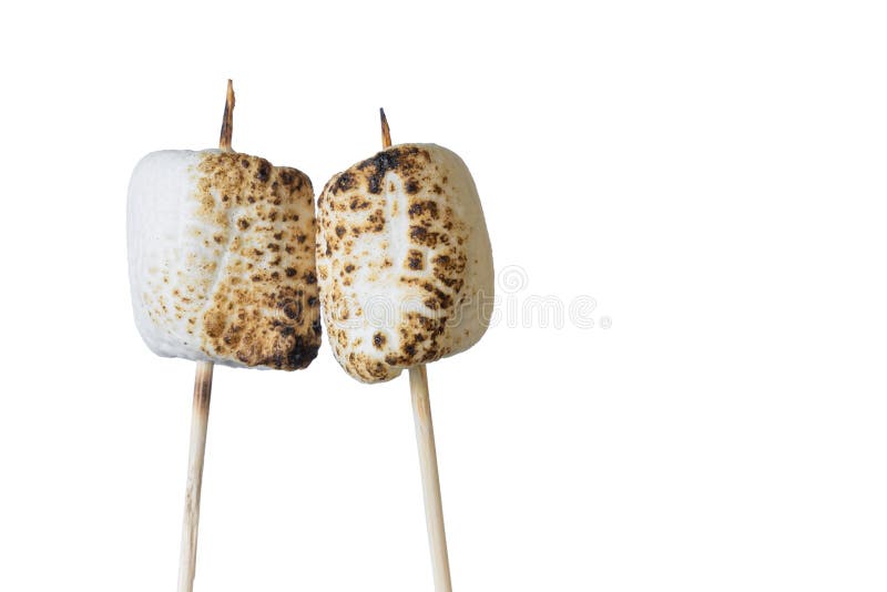 Roasted Marshmallows on a Stick Stock Photo - Image of mini, object ...