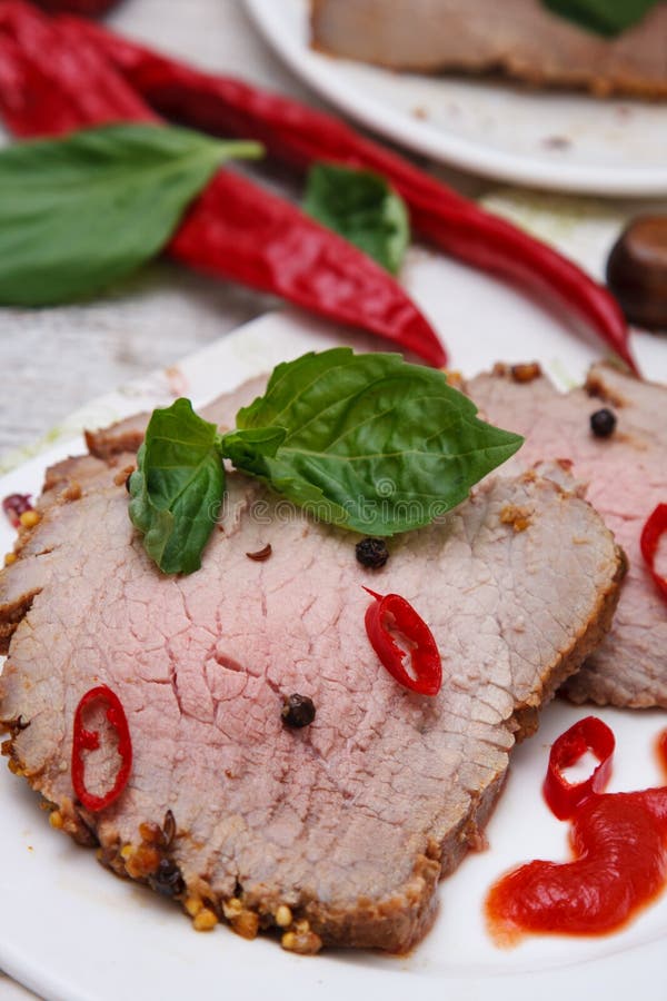 Roasted meat stock image. Image of rump, delicious, chops - 28278531