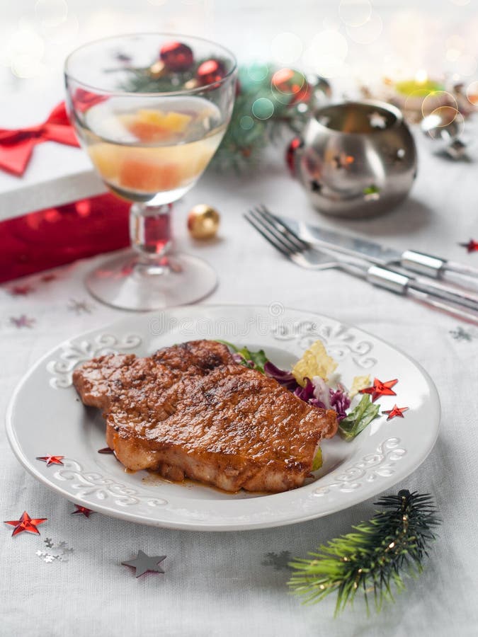 Christmas meat stock photo. Image of rosemary, feast - 27514070