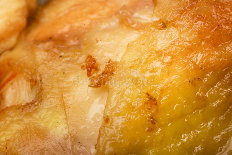 Roasted meat skin texture stock photo. Image of comfort - 99450738