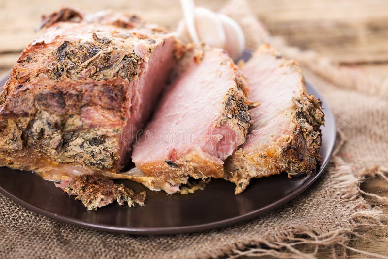 Roasted meat stock image. Image of dining, grill, grilled - 47671961