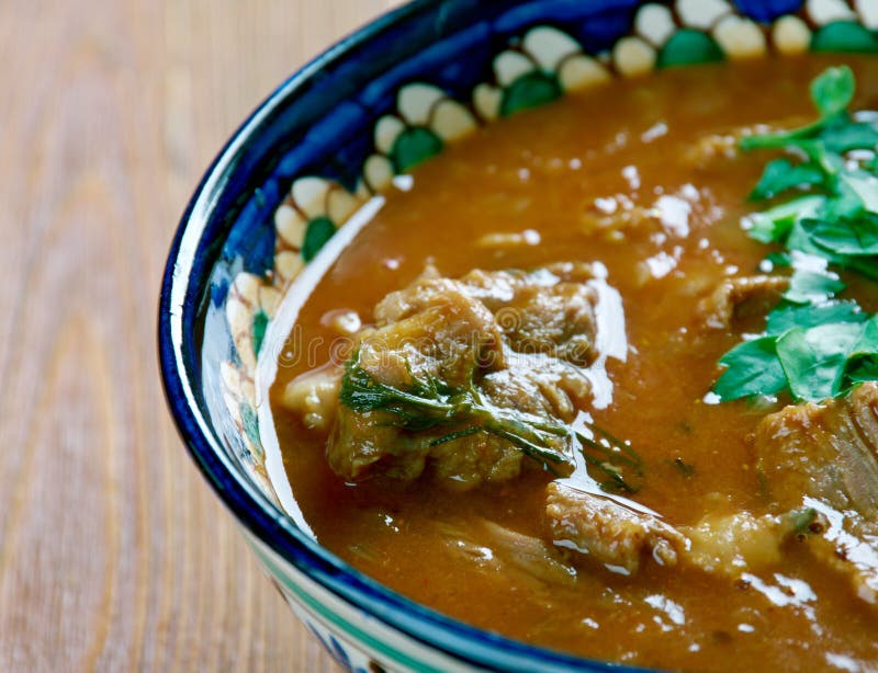 Roasted Mutton Curry stock image. Image of green, cuisine - 70879125