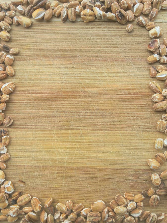 Roasted oat grain frame stock image. Image of cuisine - 70375541