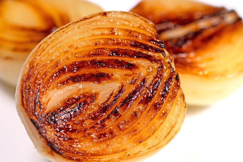 Roasted Onions in a Closeup Stock Image - Image of onion, onions: 375424541